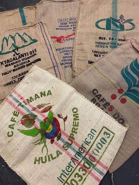 Six Different Coffee Sacks | Inverness Coffee Roasting Co.
